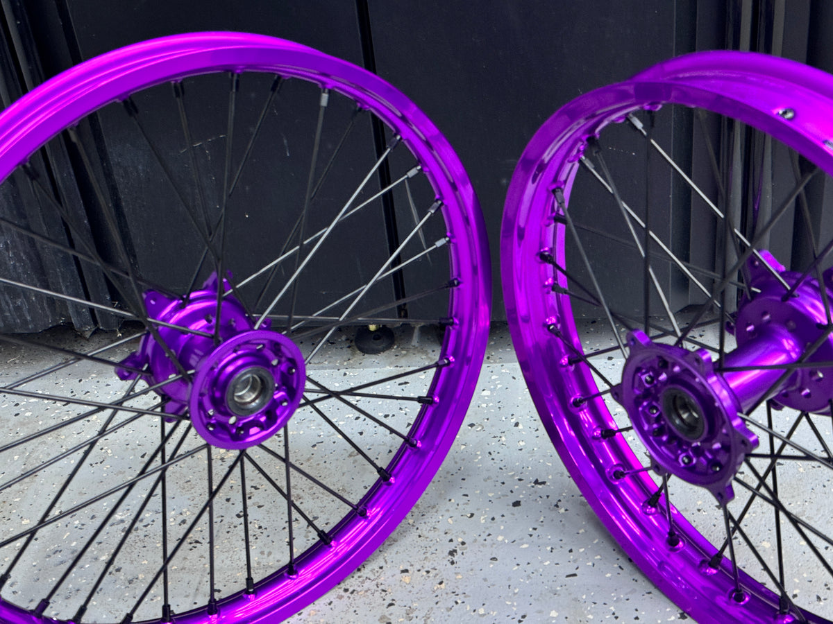 Custom PURPLE wheel set - KTM and Yamaha – LGC Moto